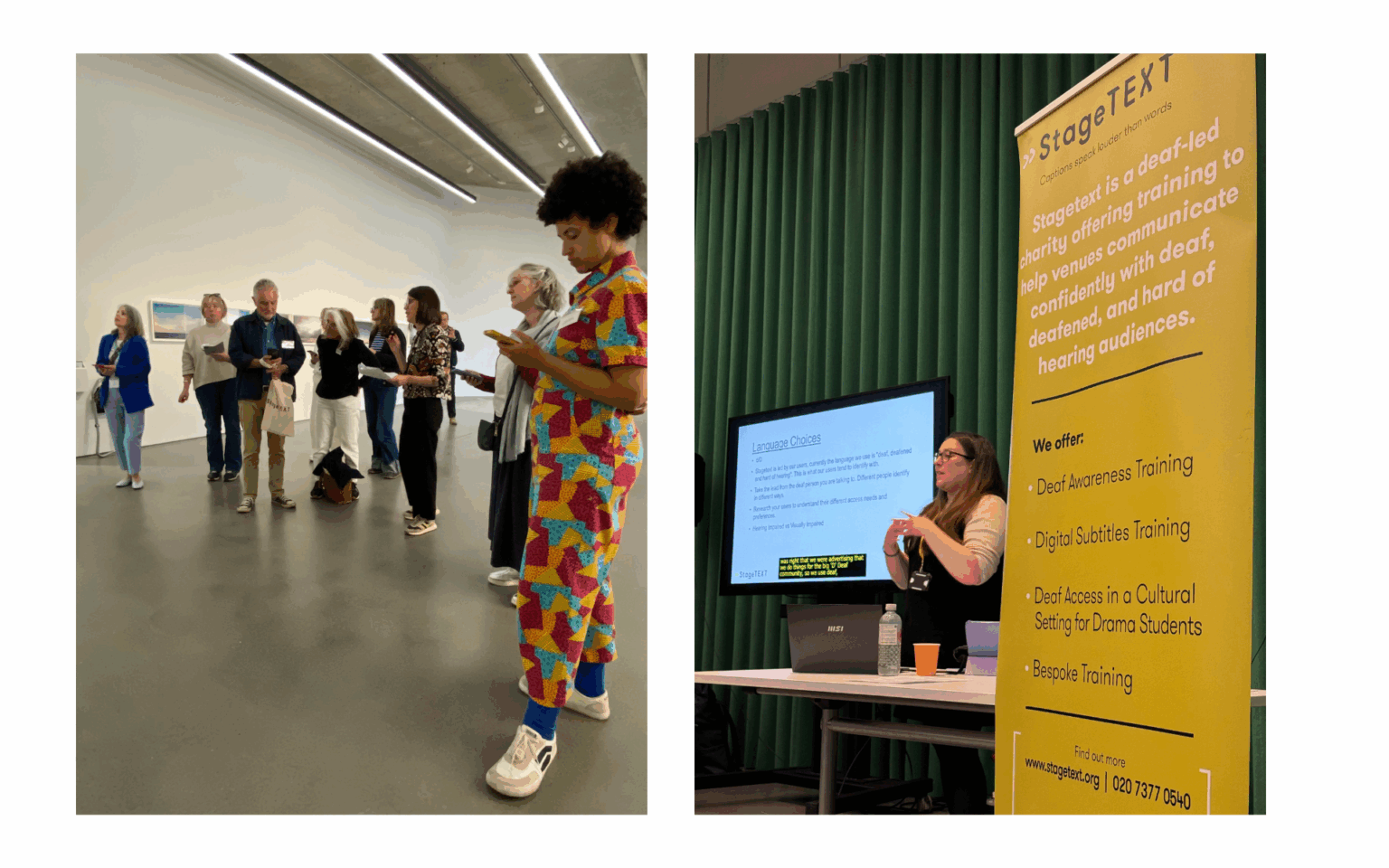 Deaf Awareness Week 2025 highlights - Stagetext